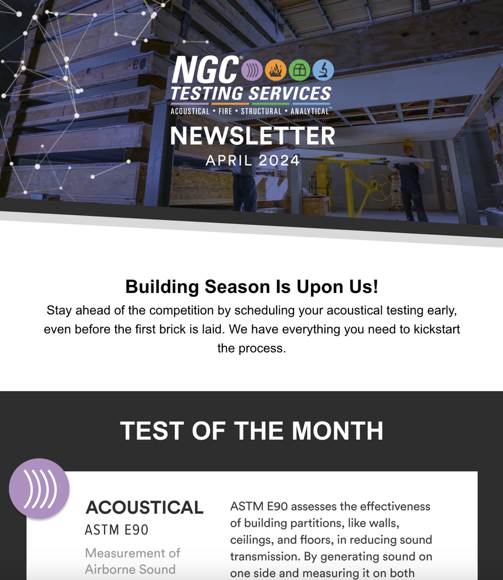 Our Quarterly Newsletters | NGC Testing Services